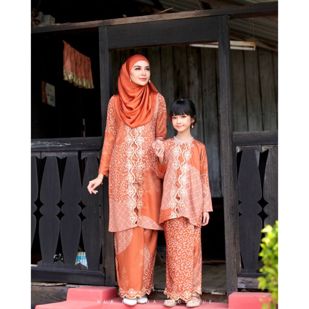 RAYA 2024 | KEBAYA SURY | MATERIAL SUTERA DOBBY | Shopee Malaysia