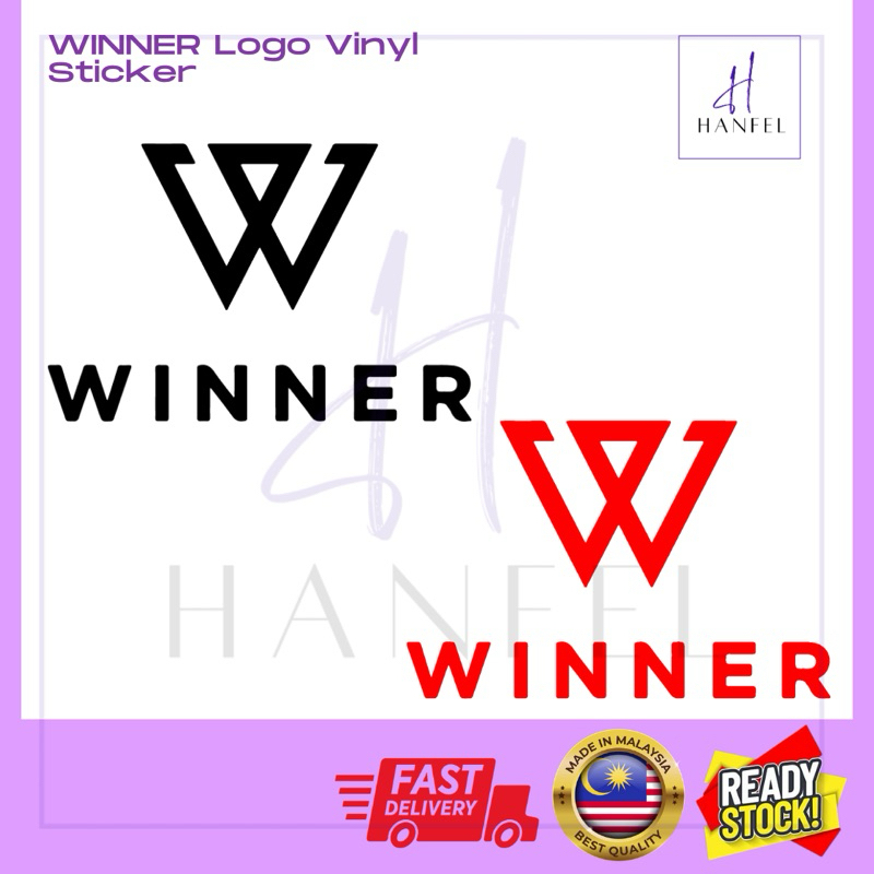 WINNER Logo vinyl sticker (Die-Cut) | Shopee Malaysia