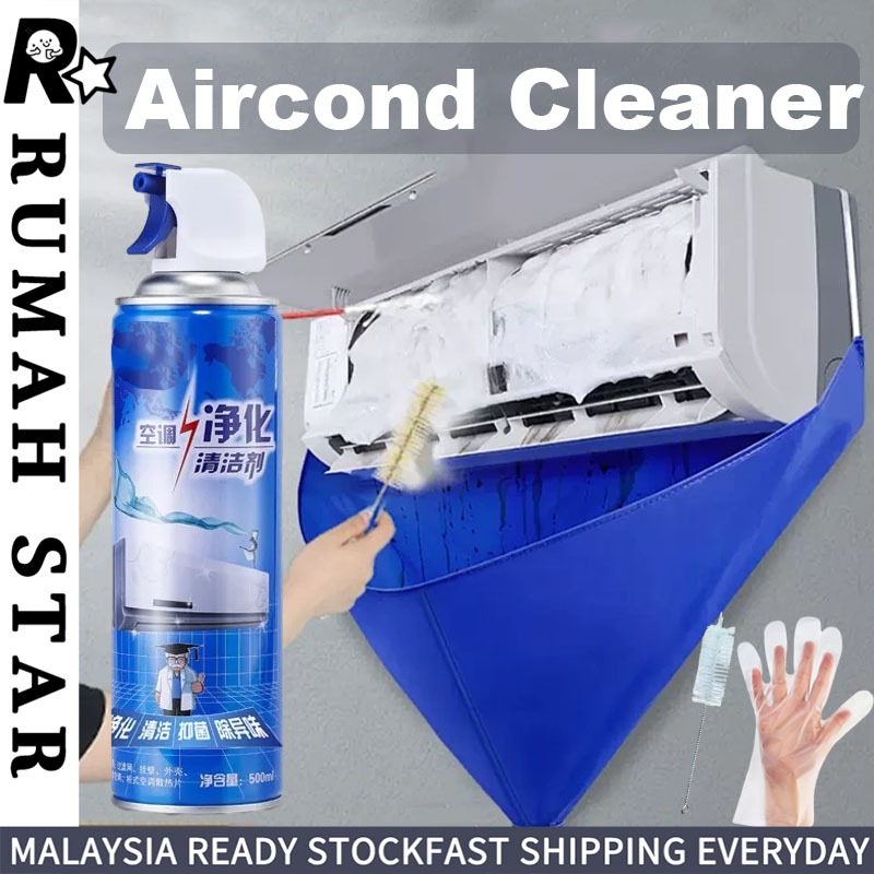 Aircond Cleaning Spray Fungus Anti Dust Air Cond Cleaner Foam Air ...