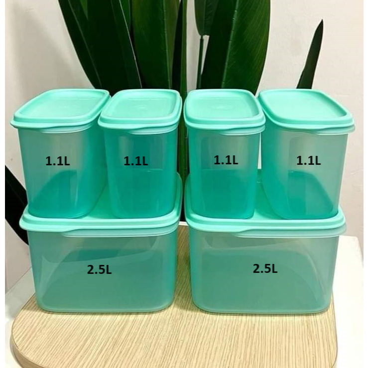 TUPPERWARE - SMART SAVER OVAL 1.1L/ SMART SAVER SQUARE 2.5L | Shopee ...
