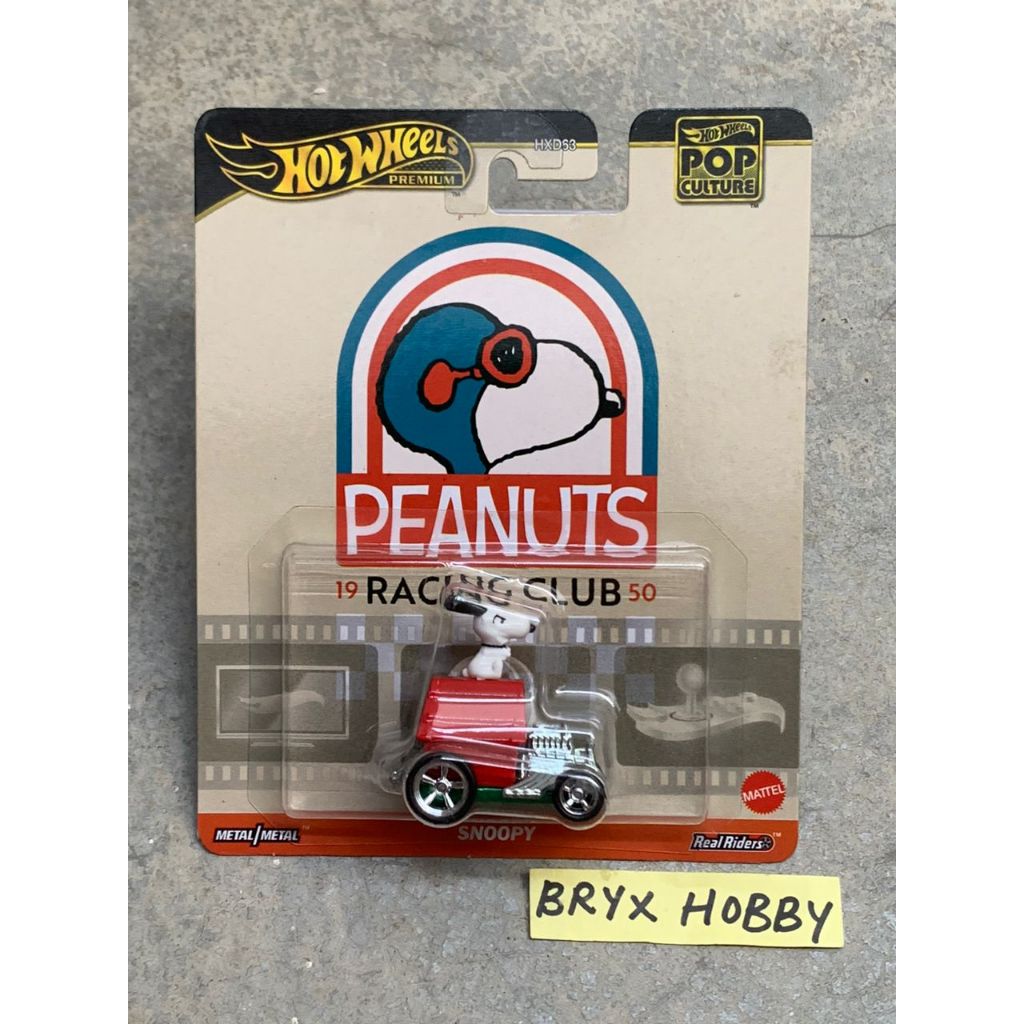 Hot Wheels 2024 Pop Culture Peanuts 1950 Racing Club Snoopy #HVJ42 Red | Shopee Malaysia