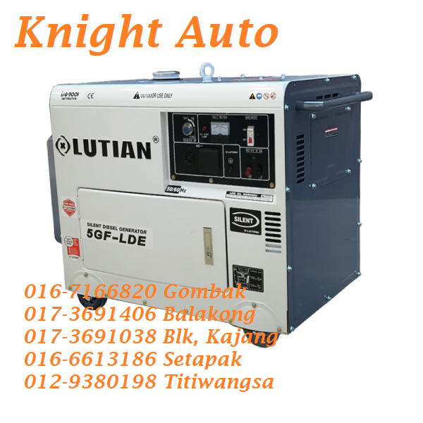 LUTIAN 5KW HEAVY DUTY SILENT TYPE DIESEL GENERATOR (5GF-LDEG) | Shopee ...