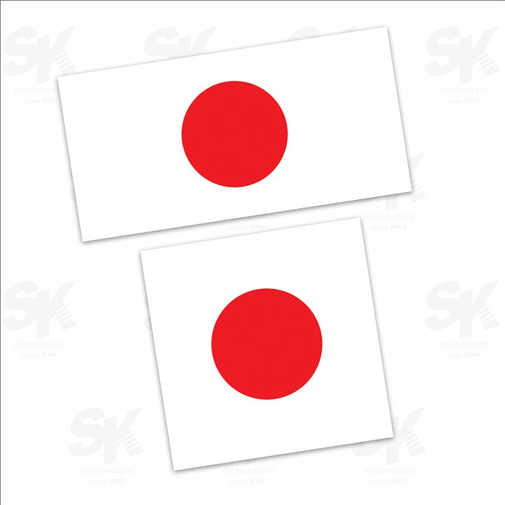 Sticker Bendera Japan | Nippon Flag Sticker | Shopee Malaysia