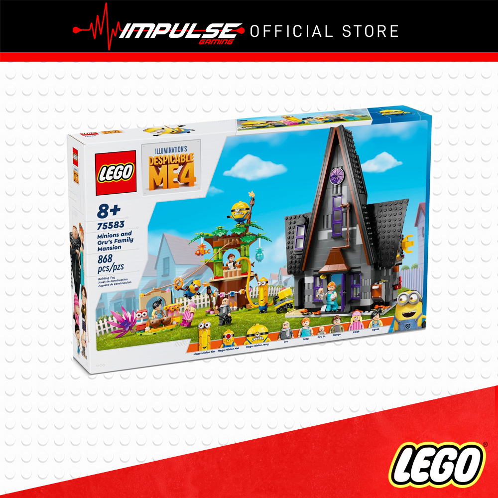 LEGO 75583 Minions and Gru's Family Mansion | Shopee Malaysia