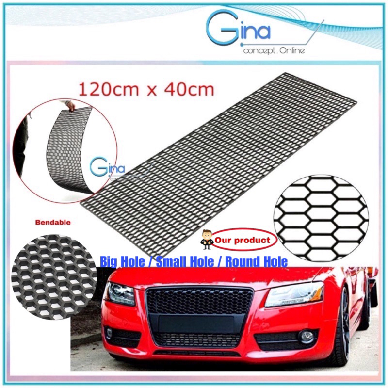 3 design(Smallcomb) Universal Black ABS Plastic Racing Honeycomb Mesh ...