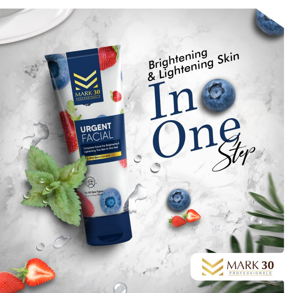 💯% Original, Mark 30 Urgent Facial Scrub 180gm | From Pakistan | Shopee ...