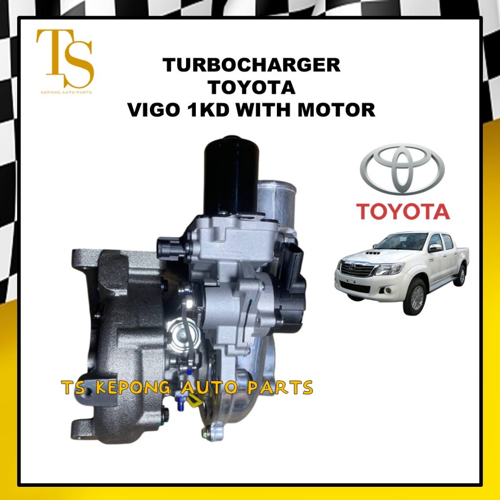 TURBO TURBOCHARGER FOR TOYOTA VIGO 1KD WITH MOTOR | Shopee Malaysia