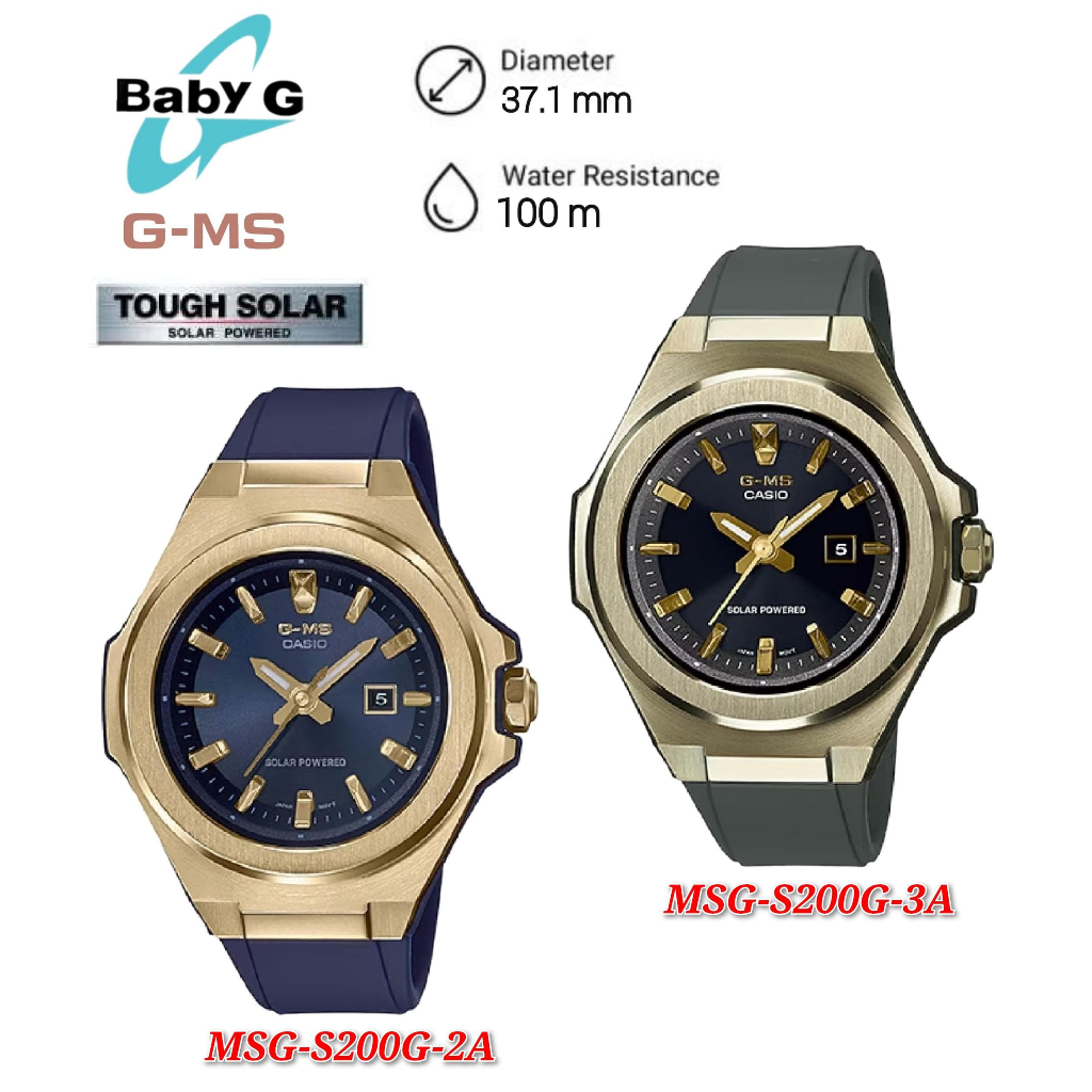 Casio Baby-G MSG-S500G Resin Band Women Sports Watch | Shopee Malaysia