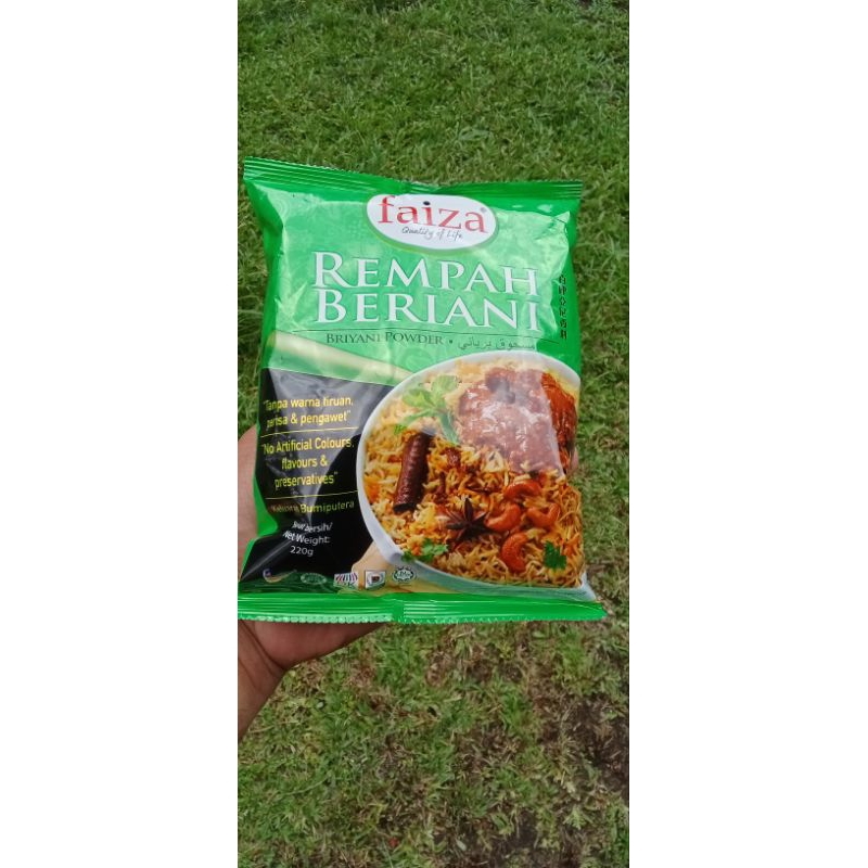 Nasi Beriani-Faiza Briyani Powder / Rempah beriani (220g) / rempah ...