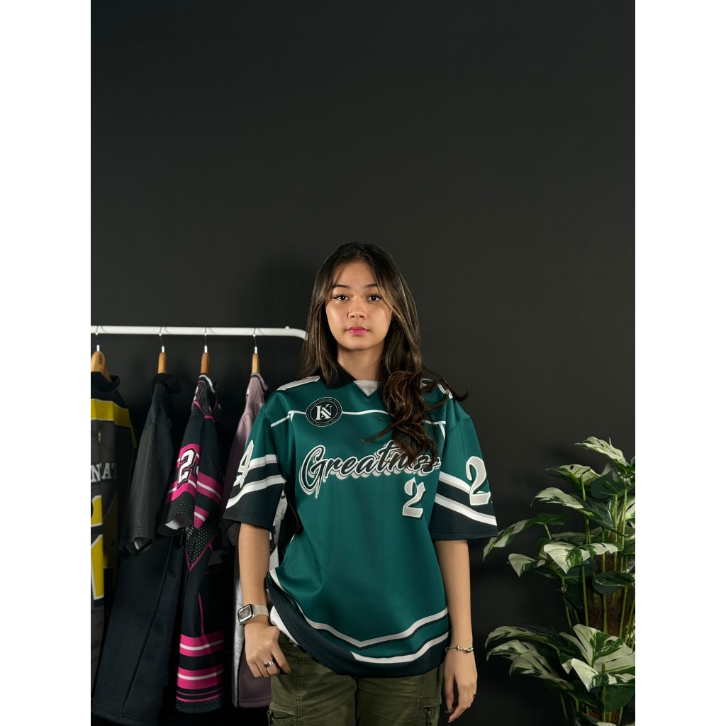 RETRO OVERSIZED JERSEY KAZZA "GREATNESS IV" | Shopee Malaysia