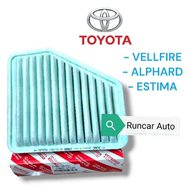 Toyota engine air filter estima acr50 / alphard anh20 / vellfire agh20 ...