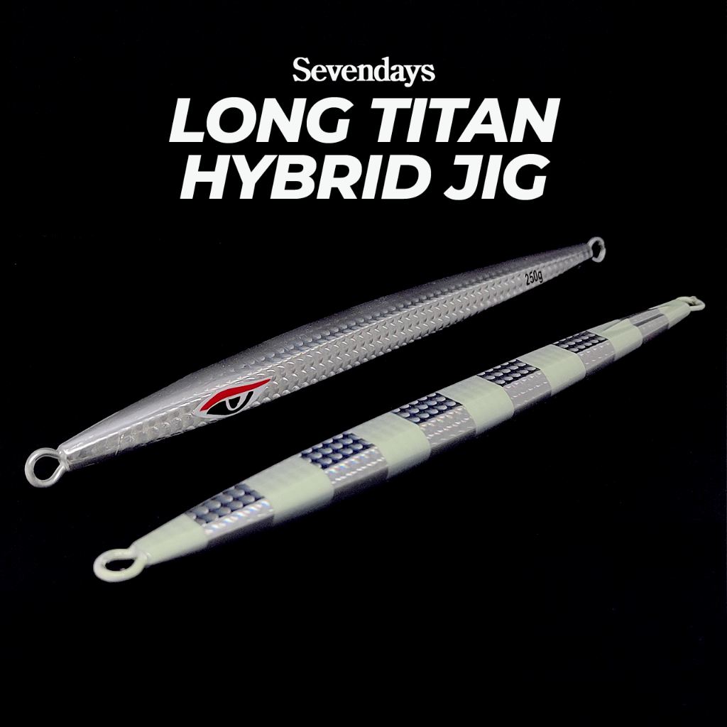 Long Titan Hybrid Jig 250g - 500g Double Function Metal Heavy Jigging ...