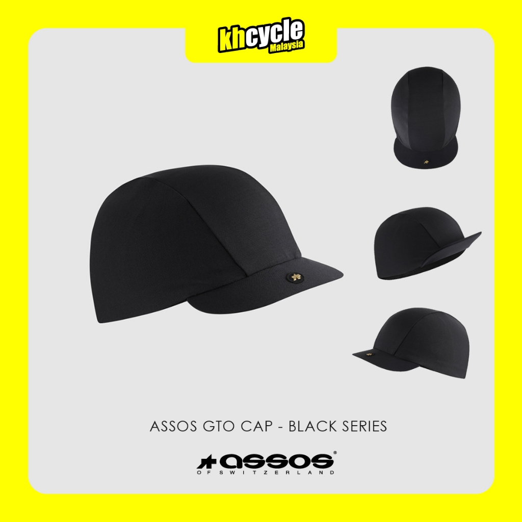 Assos cap GTO - black series (one size) | Shopee Malaysia