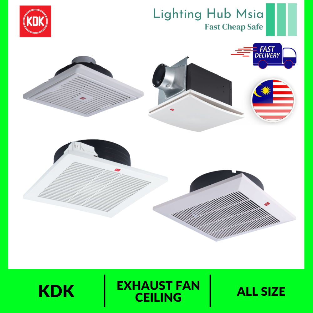 KDK EXHAUST FAN CEILING 6/8/10/12" | Shopee Malaysia