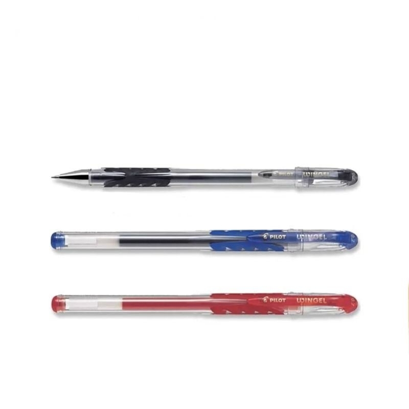 [12pcs] Pilot Wingel Gel Pen BL-WG Black Blue Red (1box 12pcs) | Shopee ...