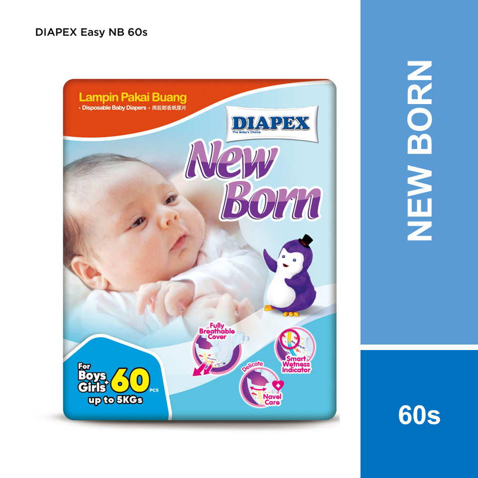 Diapex New Born (60's) | Shopee Malaysia