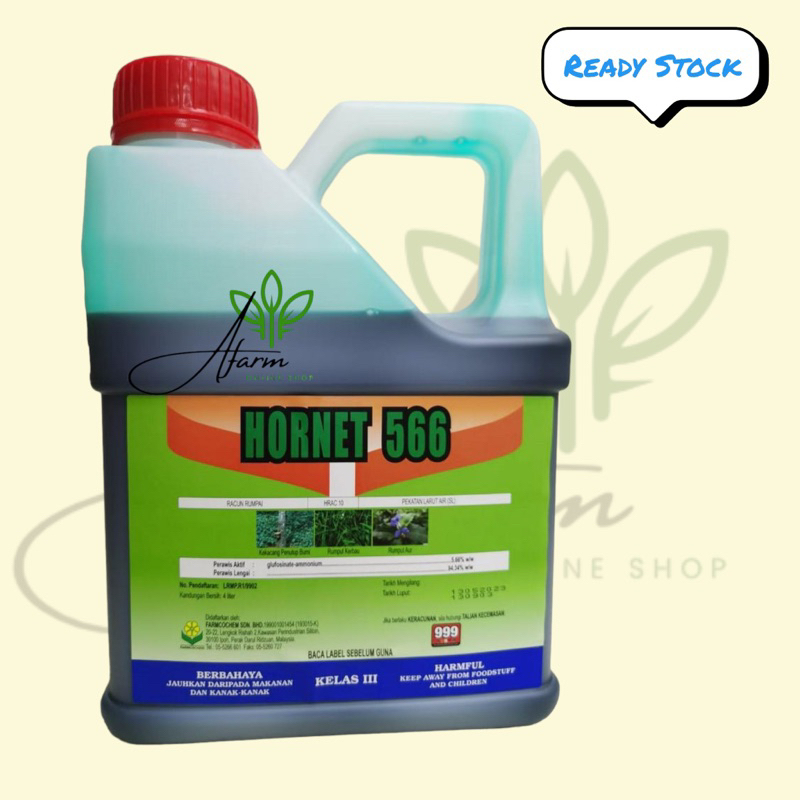 HORNET 5.66 4L racun rumput Lalang racun rumpai kebun buah buahan (Sama ...