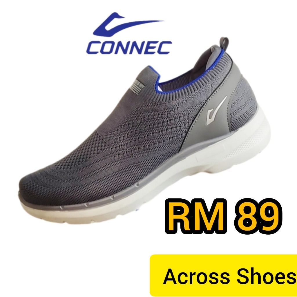Original CONNEC Lightweight Sneaker Shoe ADL-8463 (GREY) | Shopee Malaysia