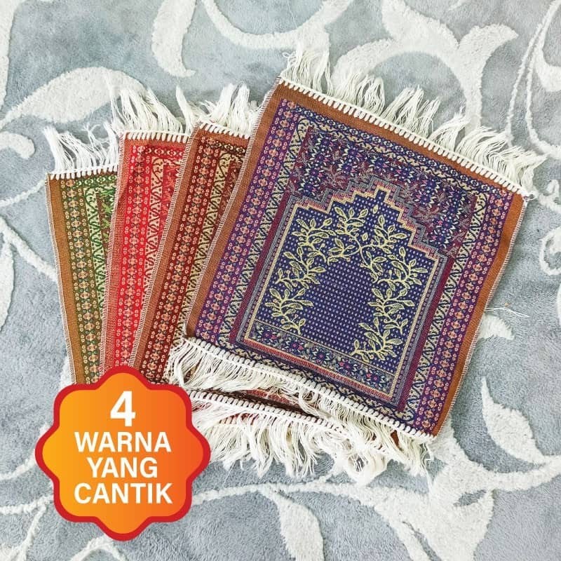 (RANDOM) SEJADAH MINI MUKA PENDEK SAJJADA TRAVEL MINI LIPAT RANDOM ...