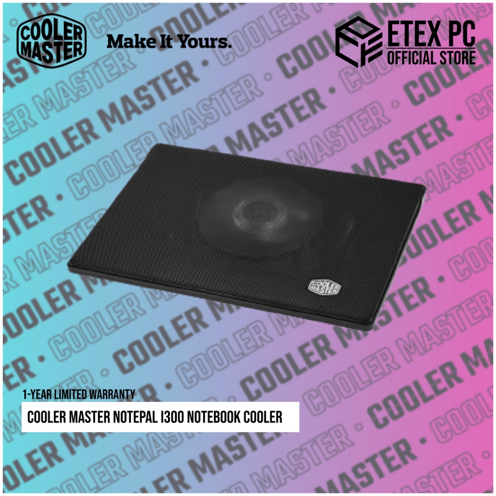 Cooler Master Notepal I300 Notebook Cooler # R9-NBC-300L-GP | Shopee ...