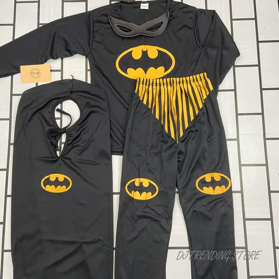 🔥[READY STOCK]🔥 Unisex Super Hero BAT-kids Cosplay // Costume ...