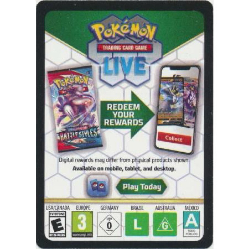 PTCG LIVE POKEMON CODE CARD | Shopee Malaysia