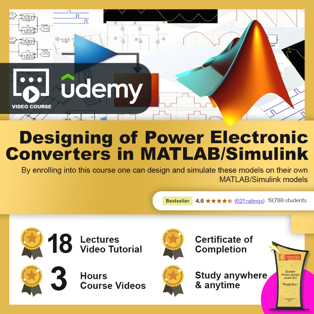 [Video Course]Designing of Power Electronic Converters in MATLAB/Simulink | Shopee Malaysia