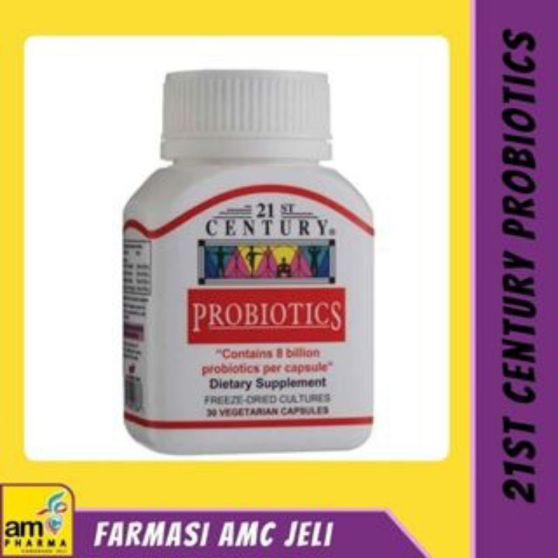 21st Century Probiotics 90'S (cuci usus,sembelit,cirit-birit,jerawat ...