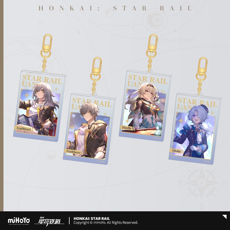 【Honkai: Star Rail】 Star Rail Land - Acrylic Keychain 1 Year ...