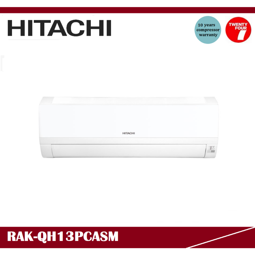 [ Delivered by Seller ] HITACHI 1.5HP QH Series Standard Inverter Air ...