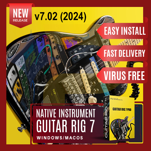 Guitar Rig 7 Pro v7.0.2 - Latest 2024 - Windows / MacOS | Shopee Malaysia