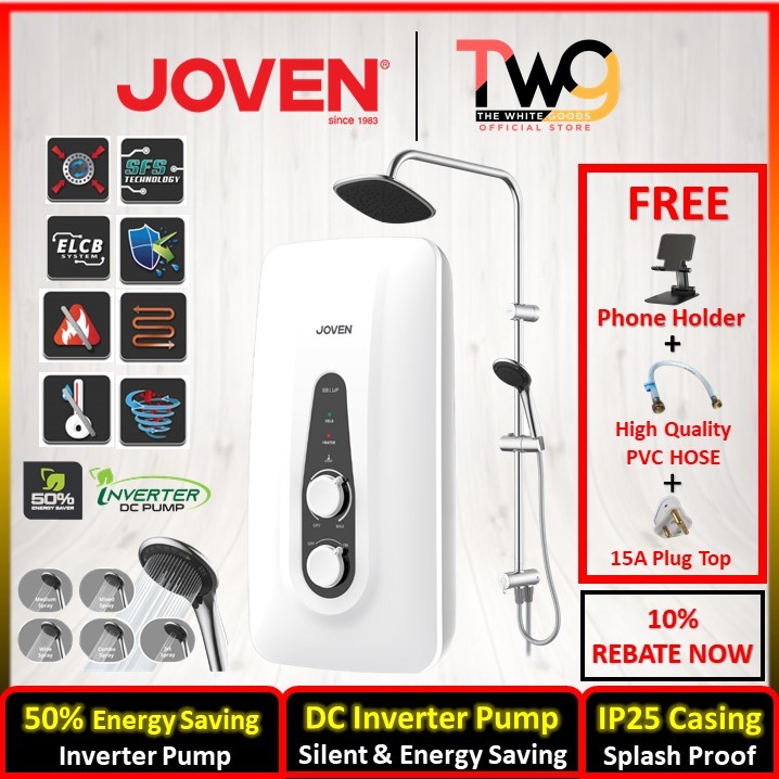 [FREE SHIPPING + 3 GIFT] JOVEN SB11iP / SB11iP-RS / SB11E INVERTER SILENT DC PUMP INSTANT WATER ...