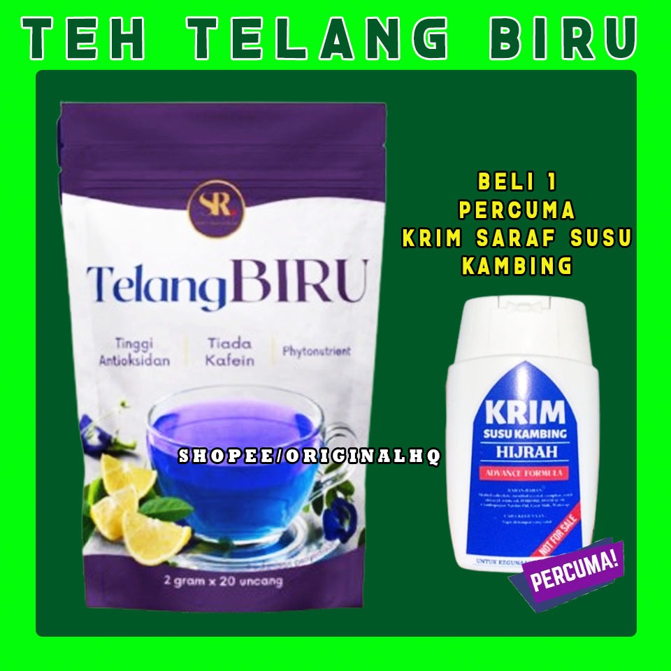 [DIRECT HQ] Teh Telang Biru Bunga Telang 100% Original | Shopee Malaysia