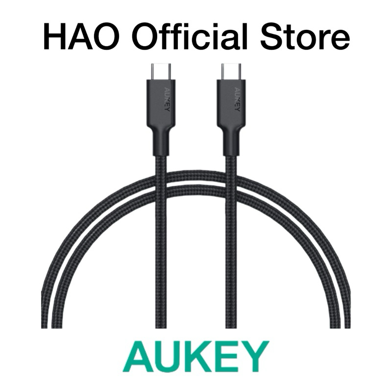 Aukey USB Gen 3.1 PD 100W Impulse Braided Cable (USB-C to USB-C ...