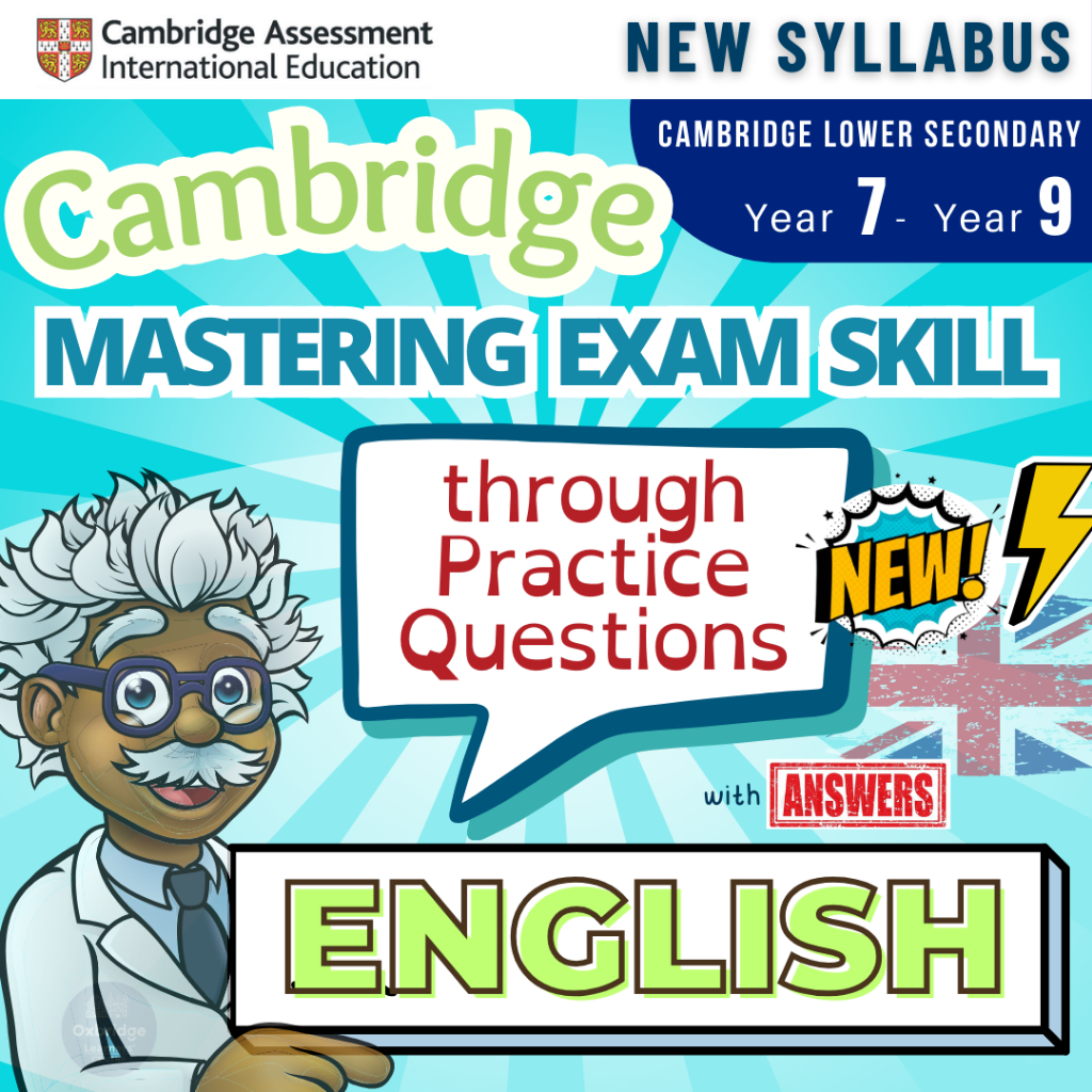 S16 New Cambridge Lower Secondary English Worksheets Year 7 Year 8 Year ...