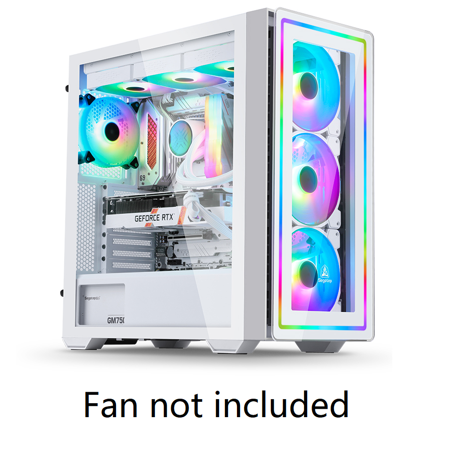 SEGOTEP GAMING ATX MATX CASING ARGB LED FAN PC CASING ARTIST PRO GANK ...