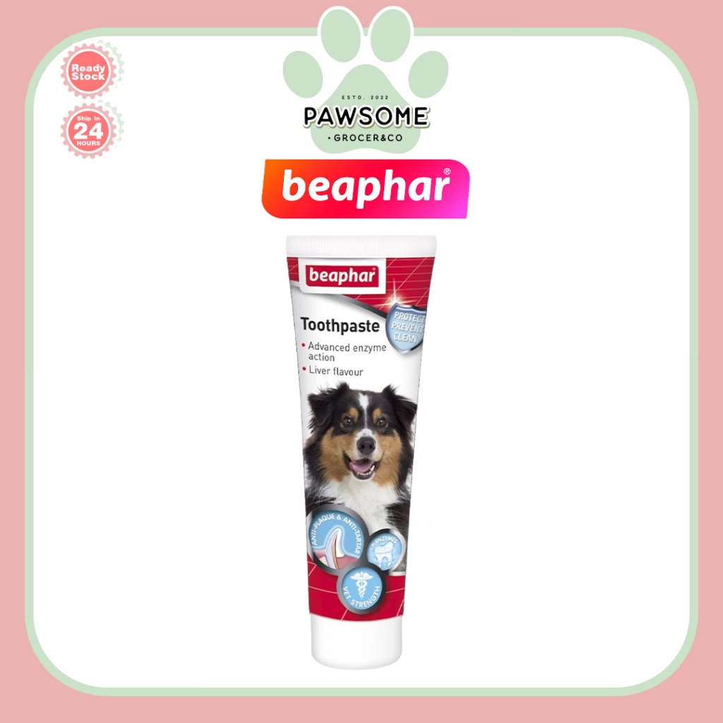 BEAPHAR Liver Flavored Toothpaste For Cats & Dogs 100g | Shopee Malaysia