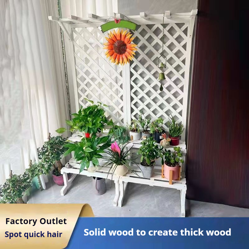 Anticorrosive flower box, outdoor courtyard flower pot, flower trough ...