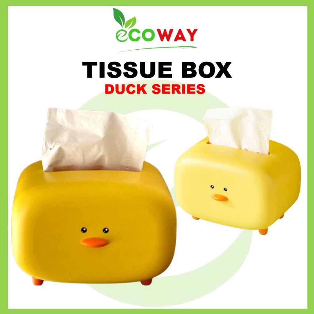 Little Yellow Duck Cute Cartoon Plastic Tissue Box Tissue Paper Box ...