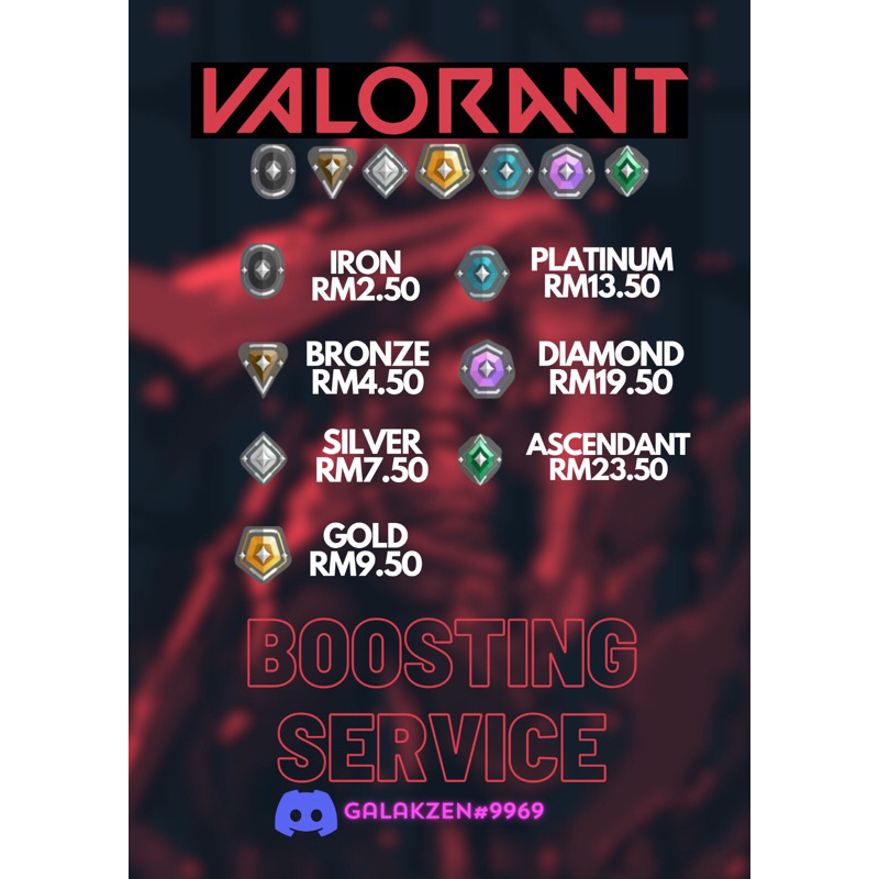 TH Valorant Boosting Service | APAC Region | Iron -> Ascendant | Very ...