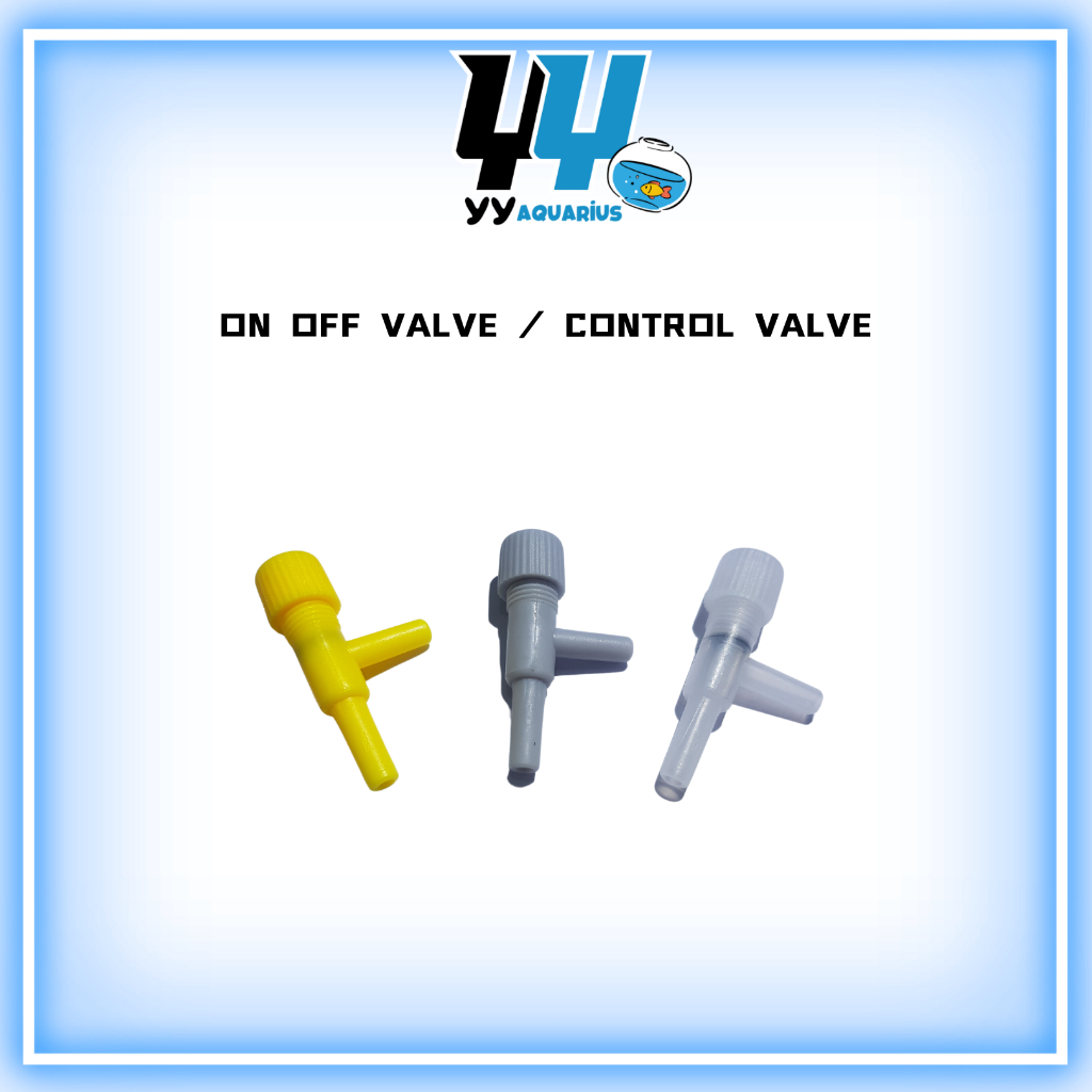 YYAQUARIUS Oxygen Air & Water Tube Hose Pipe Drip Control Check Valve 2 ...