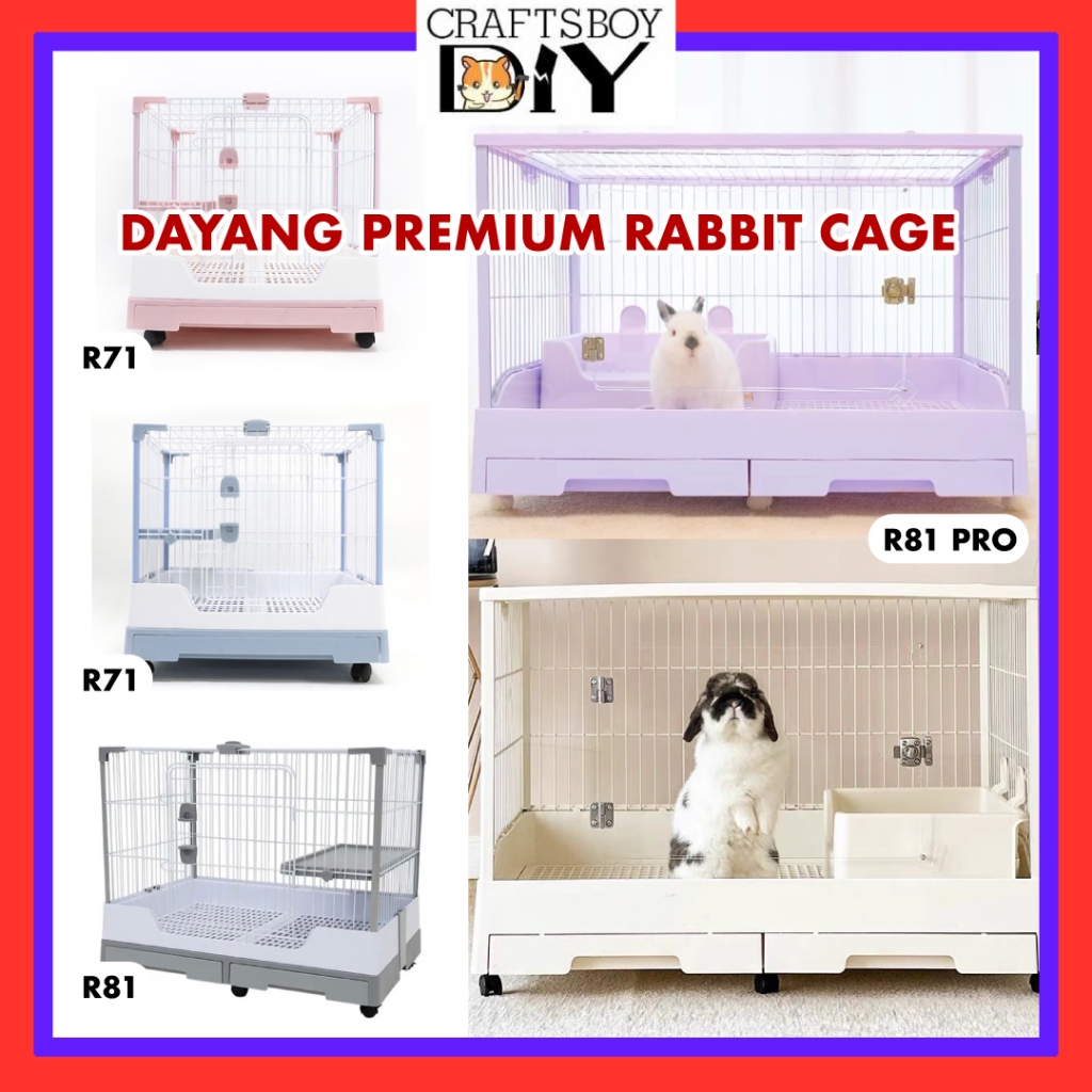 Dayang R71 R81 R81 Pro Premium Dayang Rabbit Cage Cage Rabbit House Guinea Pig Cage Sangkar ...