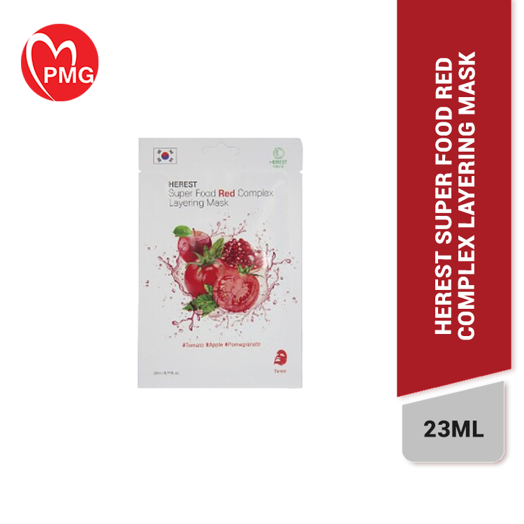 [PMG PHARMACY] Herest Super Food Red Complex Layering Mask 23ml ...