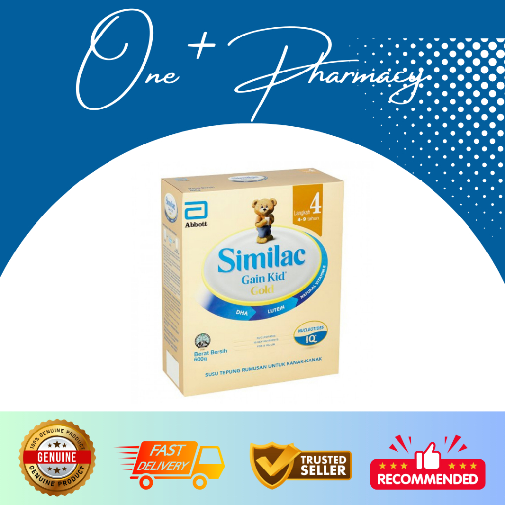 Similac Gain Kid Gold Step 4 (4-9 years) (600g) | Shopee Malaysia