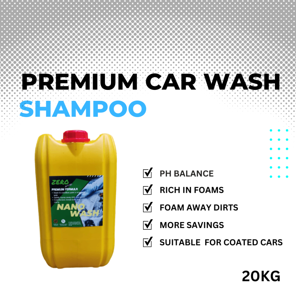 Premium Car Wash Shampoo Nano Wash Shampoo Color Shampoo Blue Foam 20KG ...