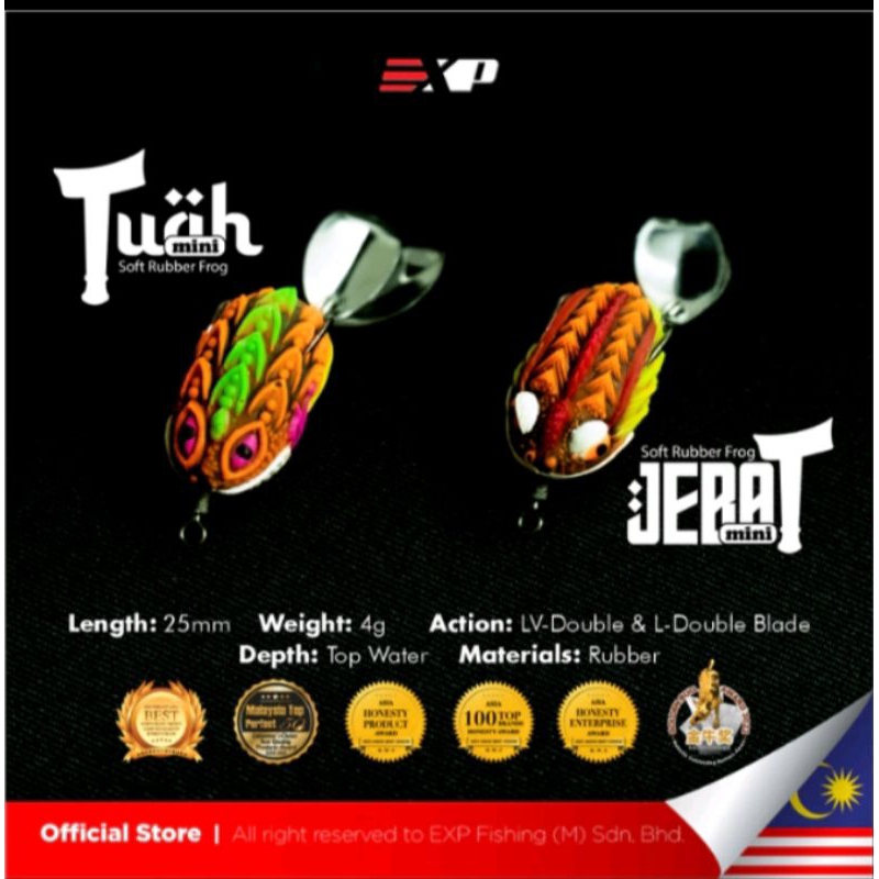 EXP MINI JEBAT DAN MINI TUAH RUBBER (25mm..4 Gram) | Shopee Malaysia