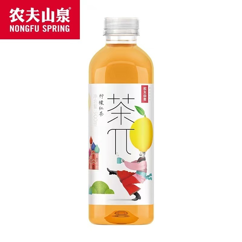 NONGFU SPRING Cha Pai Iced Lemon Tea Oolong Peach Tea Jasmine Pamelo ...