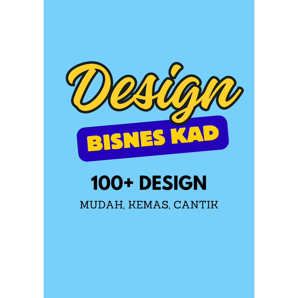 SERVIS DESIGN BISNES KAD, DESIGN BUSINESS CARD, LEBIH DARI 100 JENIS ...