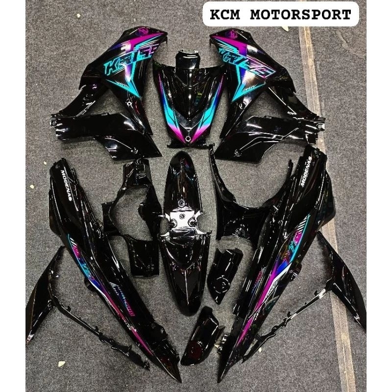 HLD COVER SET MODENAS MR3 SIAP PASANG STICKER | Shopee Malaysia