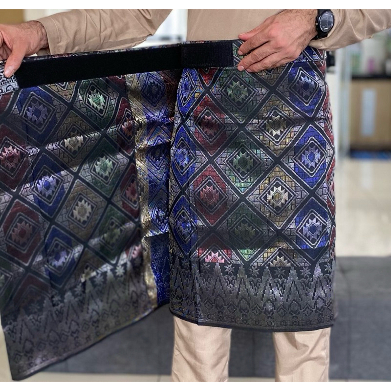 Sampin Tenun Asli Samping Instant Dewasa | Sampin Raya 2024 | Ready ...